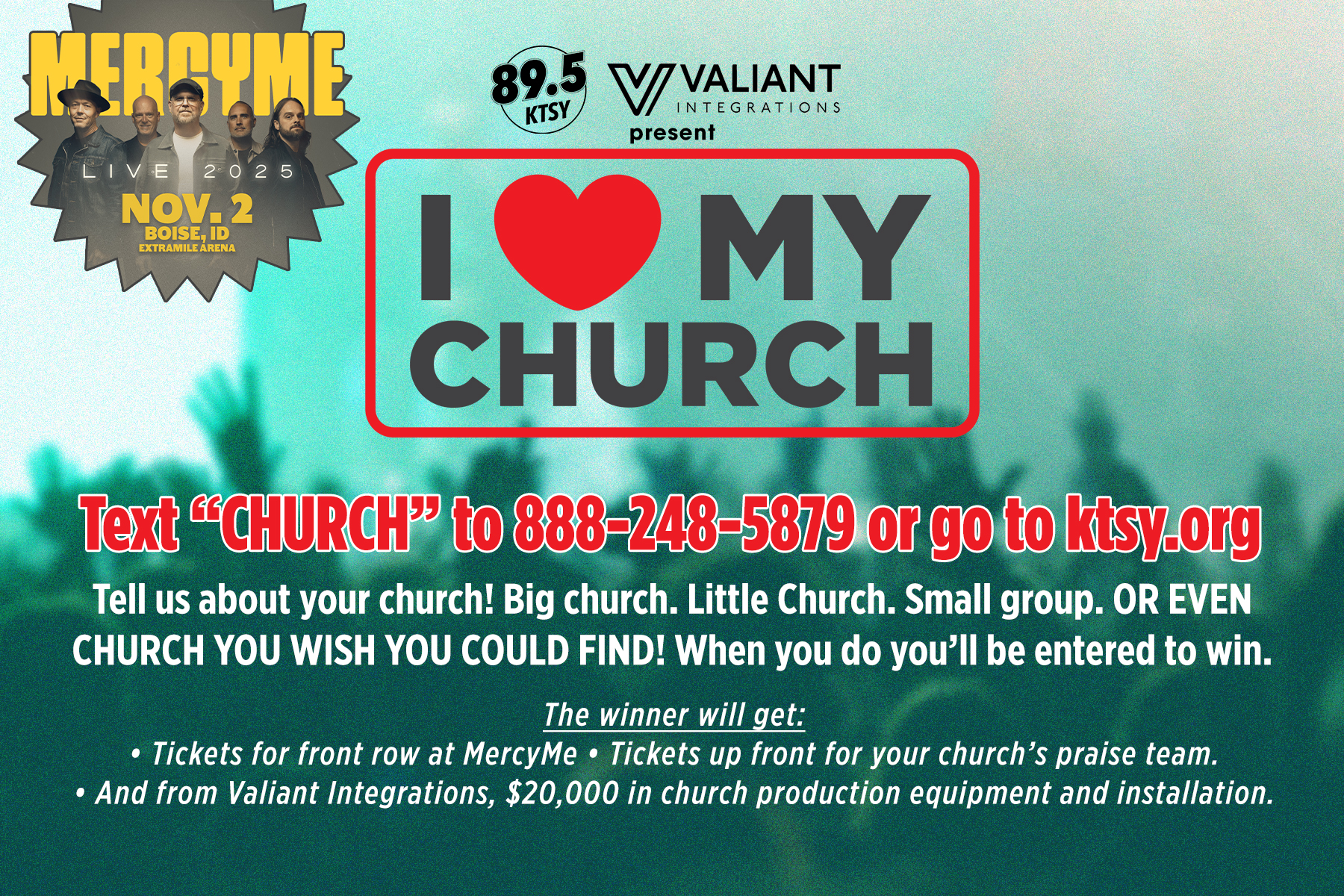 Christian Family Friendly Radio | 89.5 KTSY | Caldwell, ID